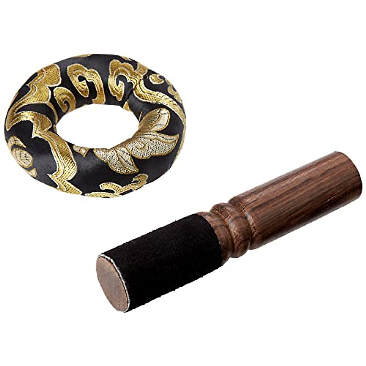 SHOP SIMPLY PERFECT Tibetan Singing Bowl Set with Wooden Mallet Striker and Plush Cushion, Support Meditation, Mindfulness, and Holistic Healing, Help Restore Gratitude and Relaxation
