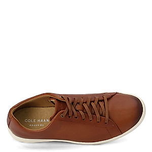 Cole Haan Men's Grand Crosscourt Ii Sneaker, TAN Leather BURNSH, 9.5