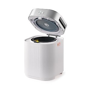 3L Electric Kitchen Composter w/ 2 Free Filters, 3 Modes w/Auto Cleaning UV-C Light Sanitizer, Rapid Conversion Within 2-8 Hours. Indoor/Outdoor, Turn Food Waste to Fertilizer for Garden, by OCTOEN