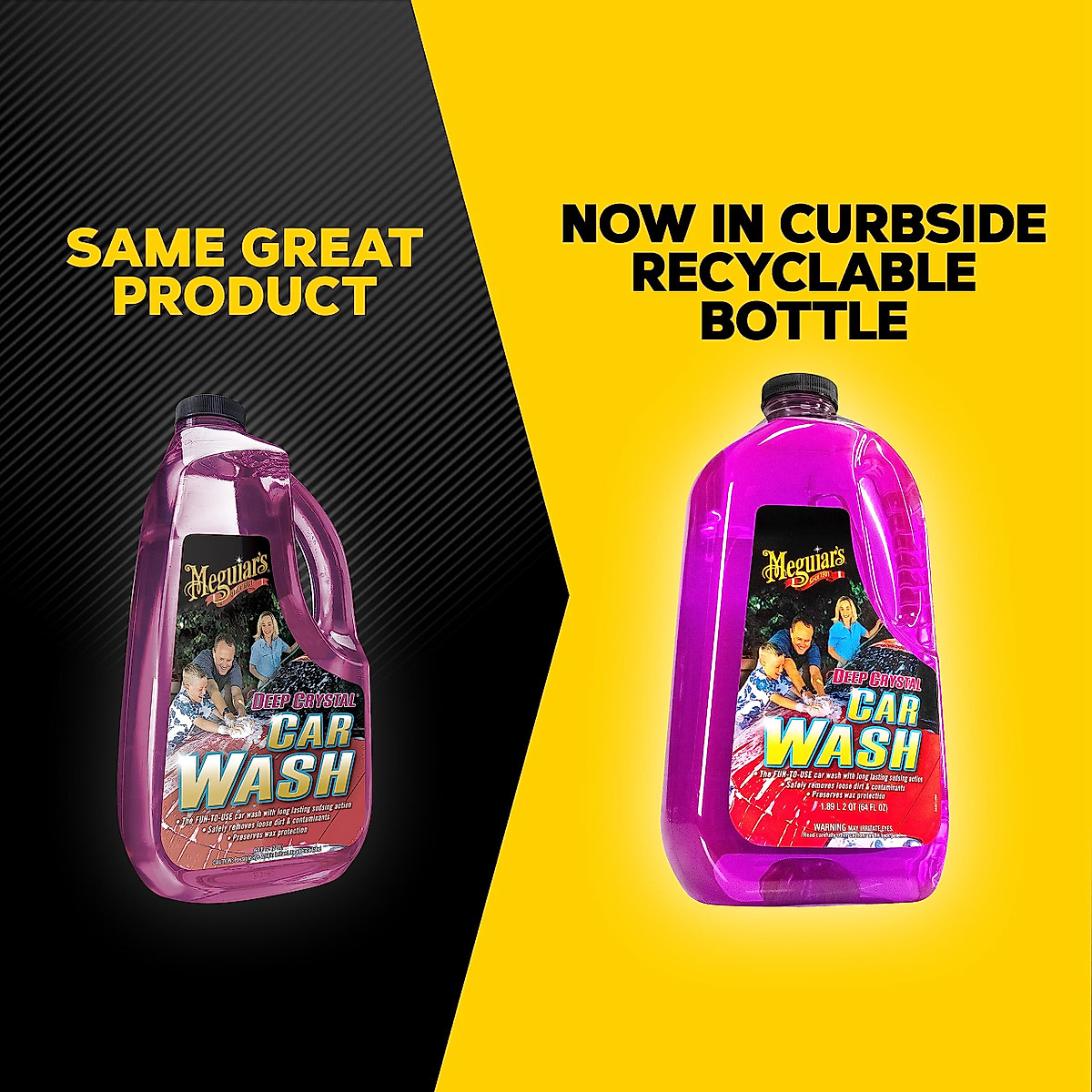 Meguiar's G-10464 Deep Crystal Car Wash - 64 oz.