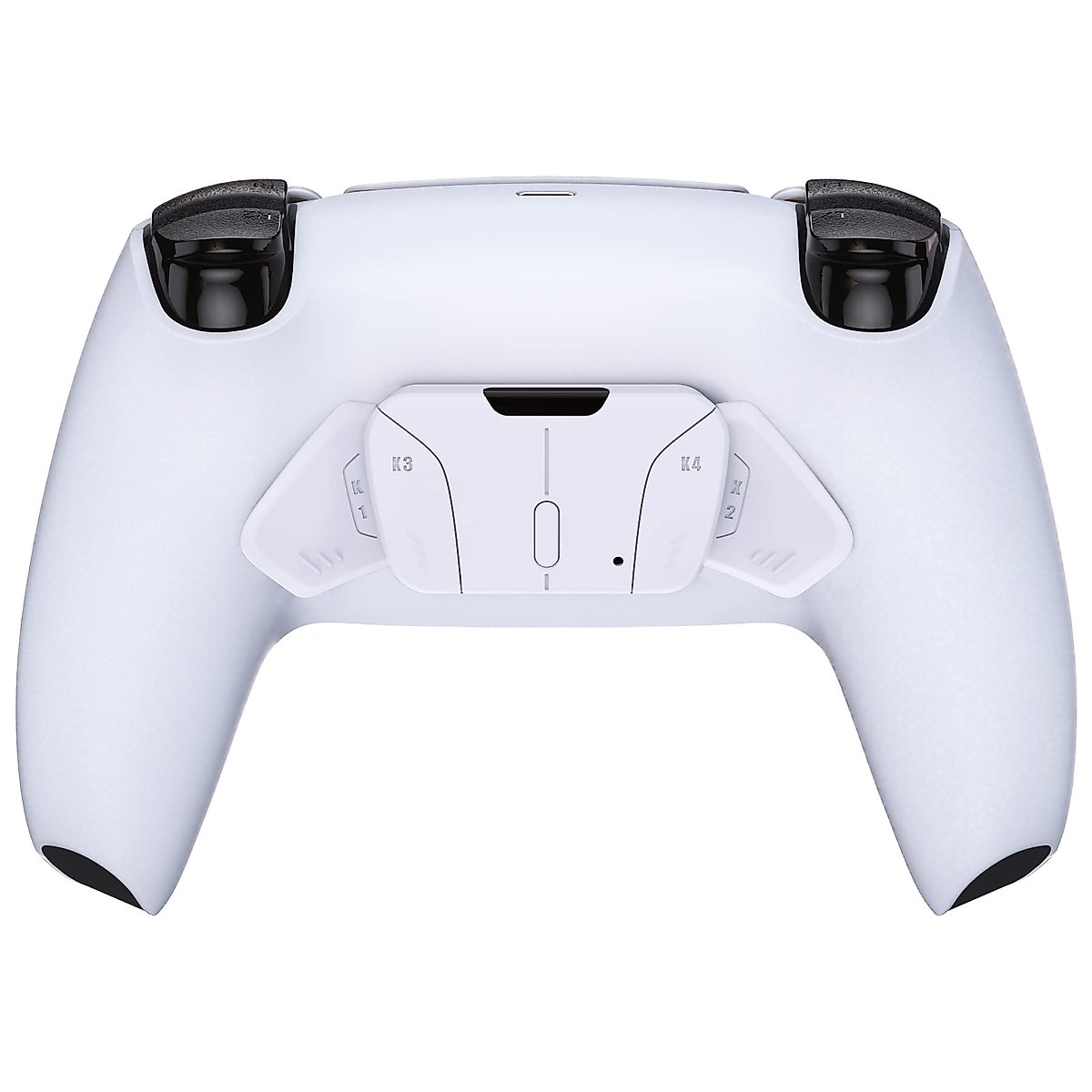 Turn RISE to RISE4 Kit – Redesigned Solid White K1 K2 K3 K4 Back Buttons Housing & Remap PCB Board for PS5 Controller eXtremeRate RISE & RISE4 Remap kit - Controller & Other Accessories NOT Included