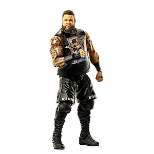 Mattel WWE Kevin Owens Elite Collection Action Figure, Deluxe Articulation & Life-like Detail with Iconic Accessories, 6-inch