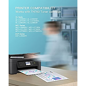 E-Z Ink Pro Compatible Toner Cartridge Replacement for Brother TN760 TN-760 TN730 to Use with HL-L2350DW HL-L2395DW HL-L2390DW HL-L2370DW MFC-L2750DW MFC-L2710DW DCP-L2550DW (Black,4 Pack)