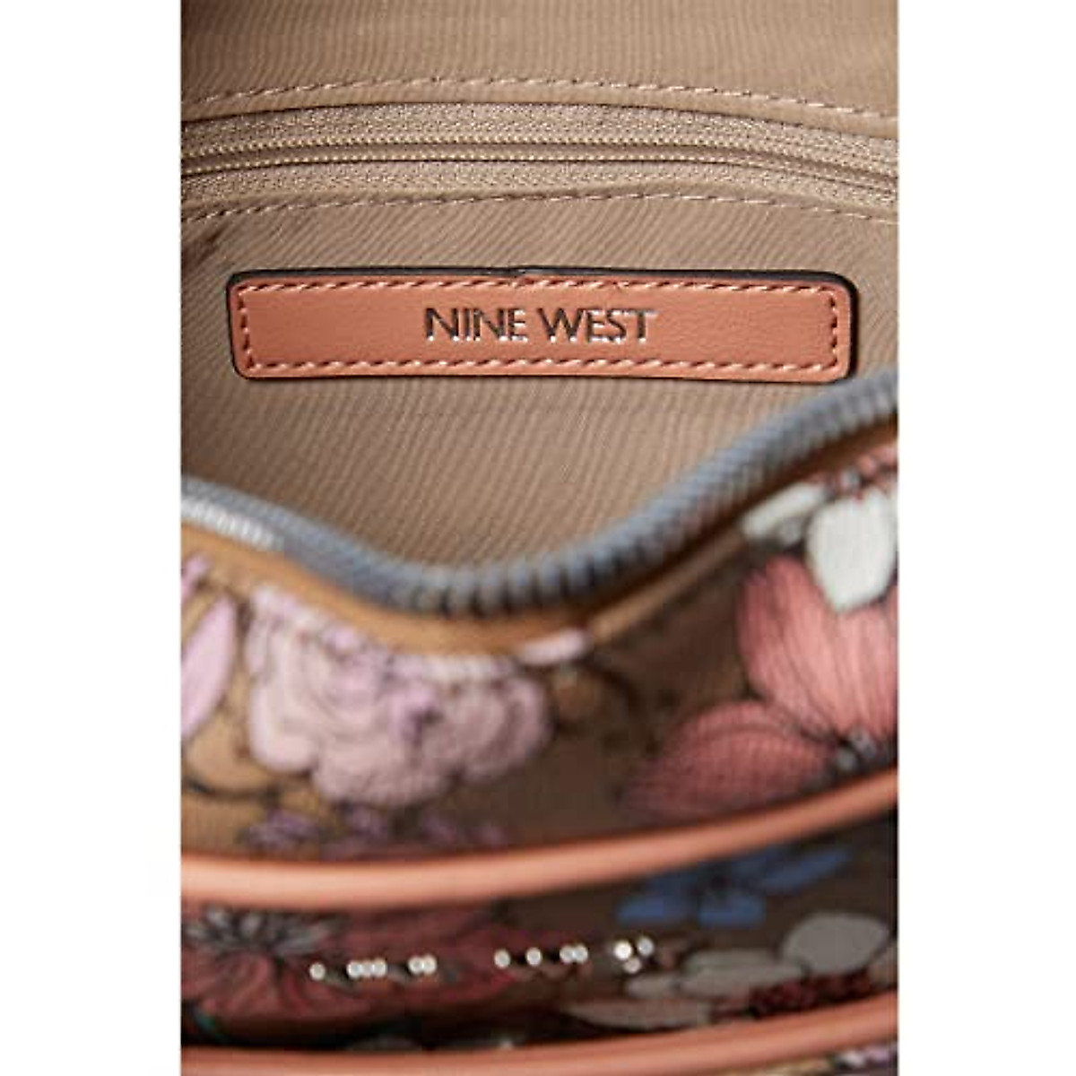 NINE WEST Georgi Mini Convertible Camera Crossbody Magnolia Logo Floral One Size