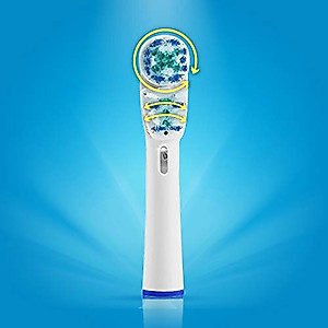Replacement Brush Heads Compatible with Oral-B-Braun– Dual Clean - Pack of 4 Generic Electric Toothbrush Replacement Heads