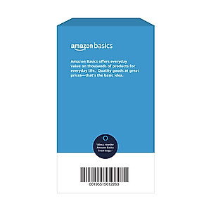 Amazon Basics Multipurpose Drawstring Trash Bags, 30 Gallon, 50 Count (Previously Solimo)