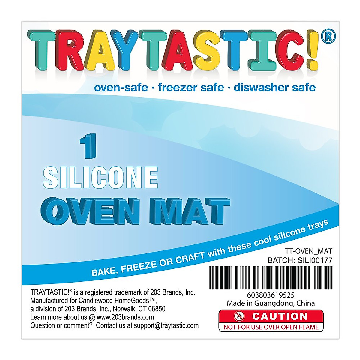Traytastic! Non-Stick Silicone Baking Mat (Pyramid Style) - Great for Cooking, Baking, Grilling, Gummies, Candy, Crafts