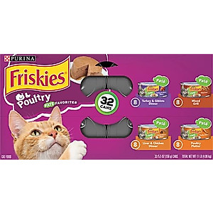 Purina Friskies. Classic Pate Poultry Favorites Cat Food Variety Pack (Variety Pack 1)