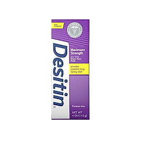 Desitin Maximum Strength Zinc Oxide Diaper Rash Paste, 4 Ounce (Pack of 3)