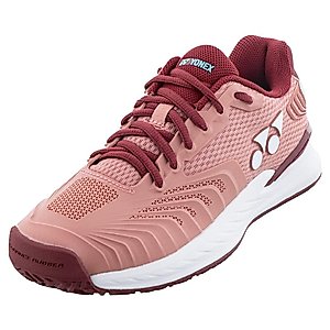 YONEX Women's Power Cushion Eclipsion 4 Tennis Shoes (Pink, us_Footwear_Size_System, Adult, Women, Numeric, Medium, Numeric_7)