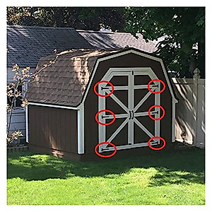 Garden Gate Hinges,Tee Shed Hinge, 12 Piece Hinges, T Iron Lightweight 4 Inch Hinges Old Style Wooden Boxes Wooden Fence Shed Barn Door Iron Tee Hinges