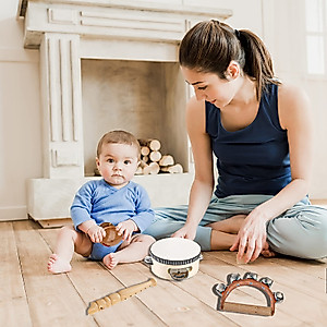 SOUJOY 13 Pack Kids Musical Instrument, Wooden Toddler Percussion Toy Set, Baby Montessori Toys for 2-12 Years Old, Preschool Educational Musical Toys for Children Early Learning