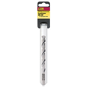 IVY Classic 01661 Letter Size U Drill Bit, M2 High-Speed Steel, 135-Degree Split Point, 1/Card