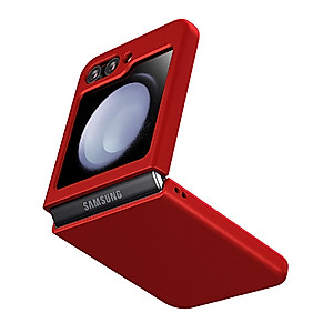 Cresee Case for Samsung Galaxy Z Flip 5 (2023) Thin Hard Matte Phone Case for Galaxy Z Flip5 - Red