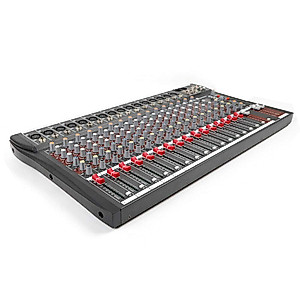 TFCFL 16 Channel Audio Mixer Professional Usb Audio Interface Sound Board Console Desk System Interface Digital USB Computer Phantom Power Stereo DJ Studio Metal+plastic Black