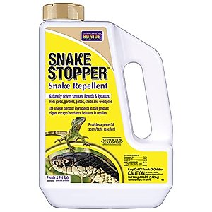 Bonide Snake Stopper Snake Repellent, 4 lb. Ready-to-Use Granules for Outdoor Pest Control, People & Pet Safe