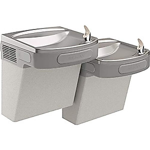Elkay EZSTL8LC Cooler, Push Bar-Activated, Light Gray Granite