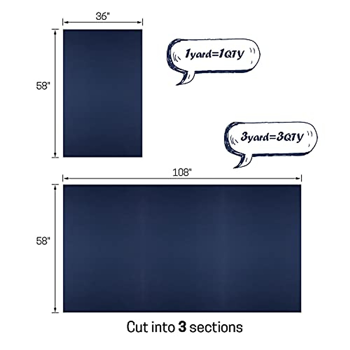 58 x 36 Inches Poly Cotton Broadcloth Fabric 1 Yard, Fabric by The Yard, Quilting Fabric for Sewing Clothes