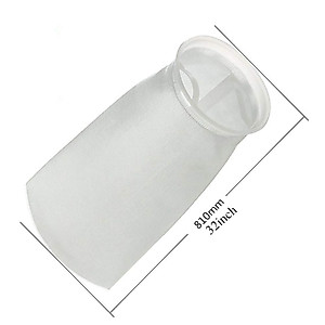 7 Inch Ring by 32 Inch Long Felt Filter Sock Bags 75Micron for Industry , Water Liquid Filters Bag-1Pack