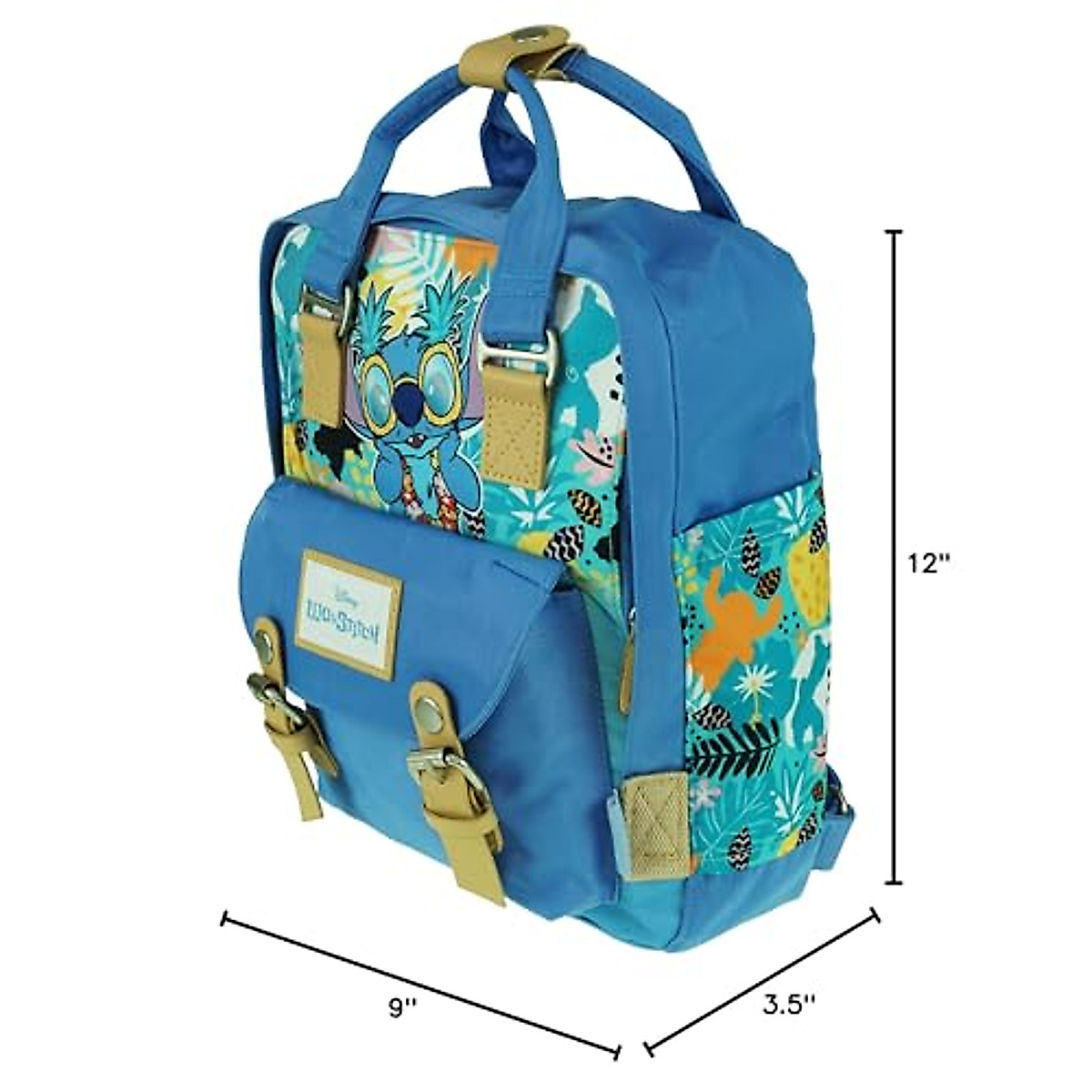 KBNL Lilo and Stitch Nylon 12'' Backpack/Daypack, M (KBNL-12INCH-NYLON)