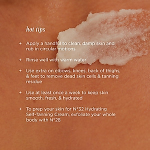 + Lux Unfiltered N°28 Exfoliating Body Polish in Santal, Hydrating and Moisurizing Sugar Scrub, Gluten Free, Vegan + Cruelty Free Exfoliating Soap