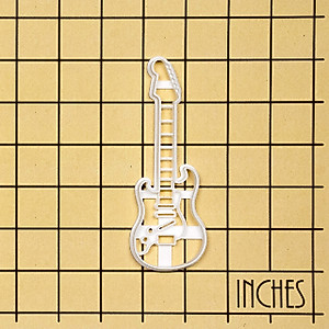Electric Guitar cookie cutter, 1 piece - Bakerlogy
