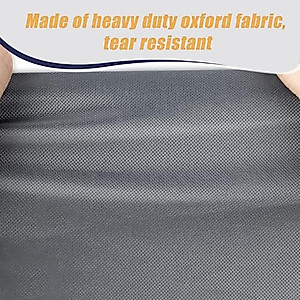 Safipotts Refrigerator Cover, Waterproof & Dustproof Cover for Protecting Upright Freezers - Suitable for Cold Rooms Grey 36"W x 30"D x 71"H