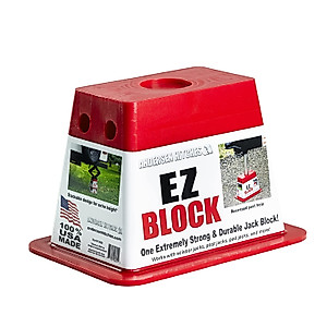 ANDERSEN HITCHES | RV Accessories | 4-Pack EZ Jack Blocks Leveling System | RV Stabilizer Stands | Heavy Duty Camper Level for RVs | 3621