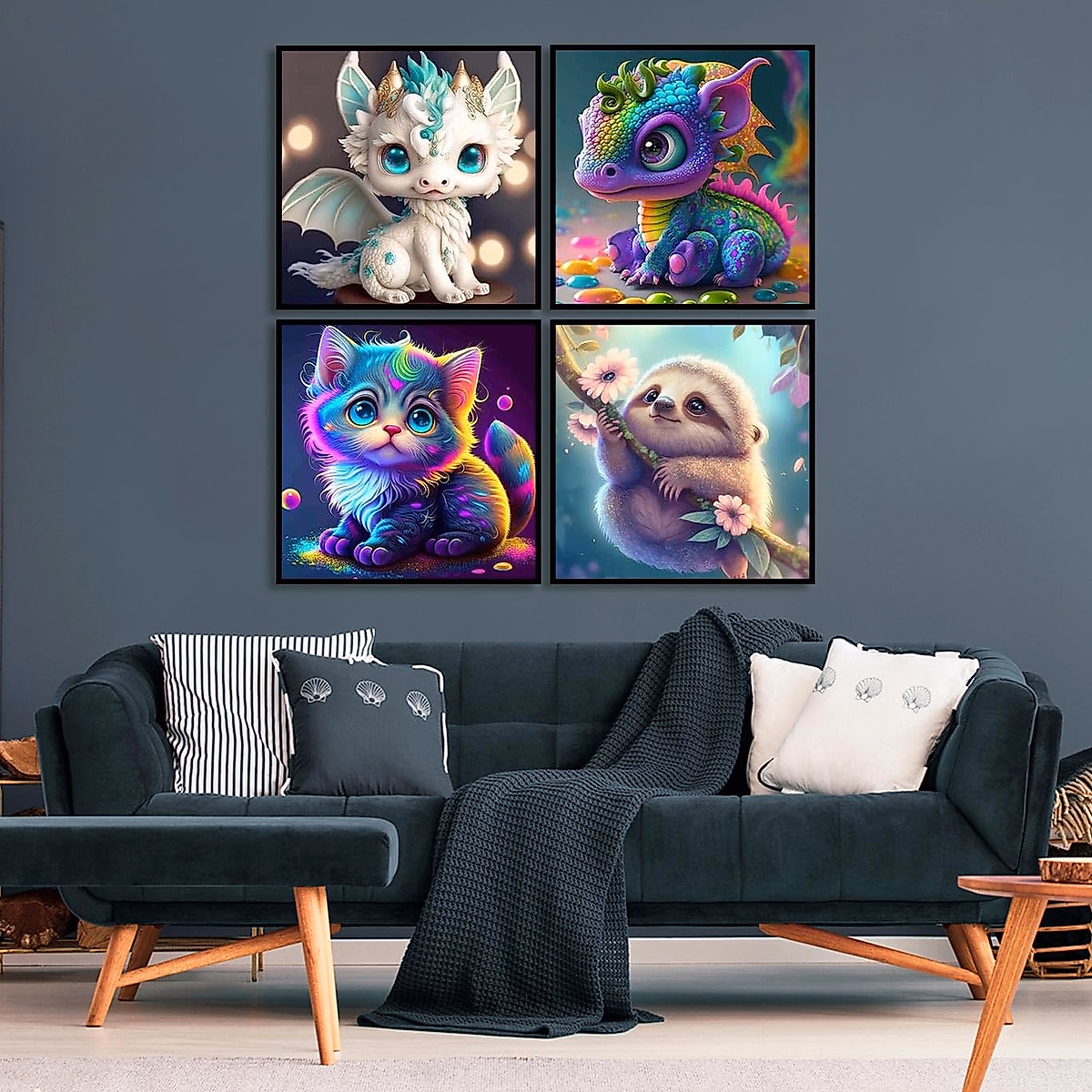 Halloween Diamond Painting Kits for Adults - 5D DIY Nightmare Before Christmas Gnome Pumpkin Diamond Art Full Drill Kits, with Fall Gem Art Craft Kits for Home Wall Decor Gifts, 11.8x15.7inch