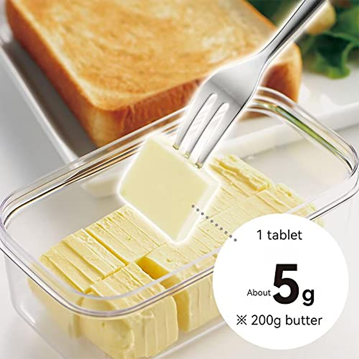 Donfafecuer Butter Slicer Cutter Stainless Steel, Butter Dish Container with Lid, Refrigerator Suitable for Easy Cutting of Two 7oz Butter Sticks