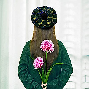 UMAM Scottish Traditional Tam o' Shatner Tammy Hat Flat Bonnet Kilt Many Tartans (Us Army 048tcp)