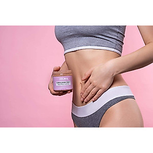 Malibu Organics Himalayan Scrub – All-Natural Body Exfoliant with Collagen and Stem Cells - Organic Body Scrub to Exfoliate and Moisturize Skin – Deep Cleansing Himalayan Pink Salt Scrub – 8.8oz