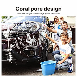 Car Wash Sponge, Large Sponge for Kitchen and Household General Cleaning, 2.75in Thick Giant Bone Sponge, Individually Packaged Compressed Sponges 6PCS