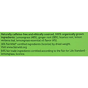 PUKKA Organic Lemongrass Ginger Tea, 20 CT