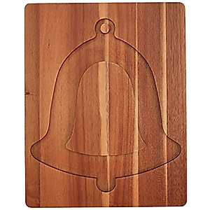 Lenox Bell Cracker and Cheese Board, Brown