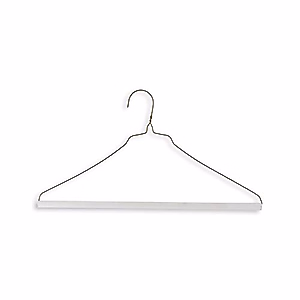 Strut Tube Pant Hangers 16” 14.5g (White, Box of 500)