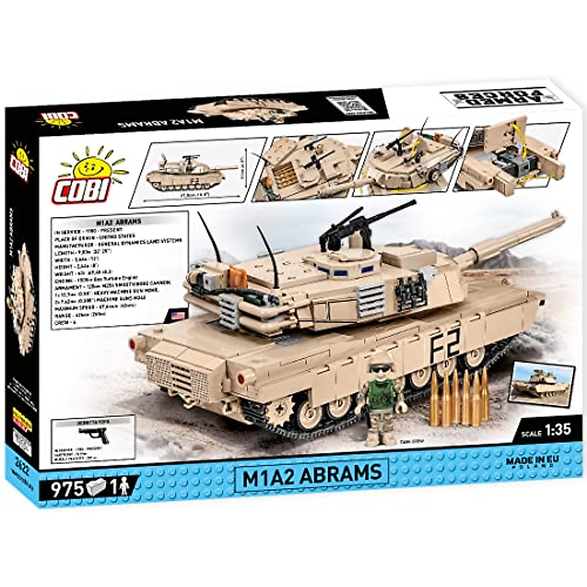 COBI Armed Forces M1A2 Abrams Tank