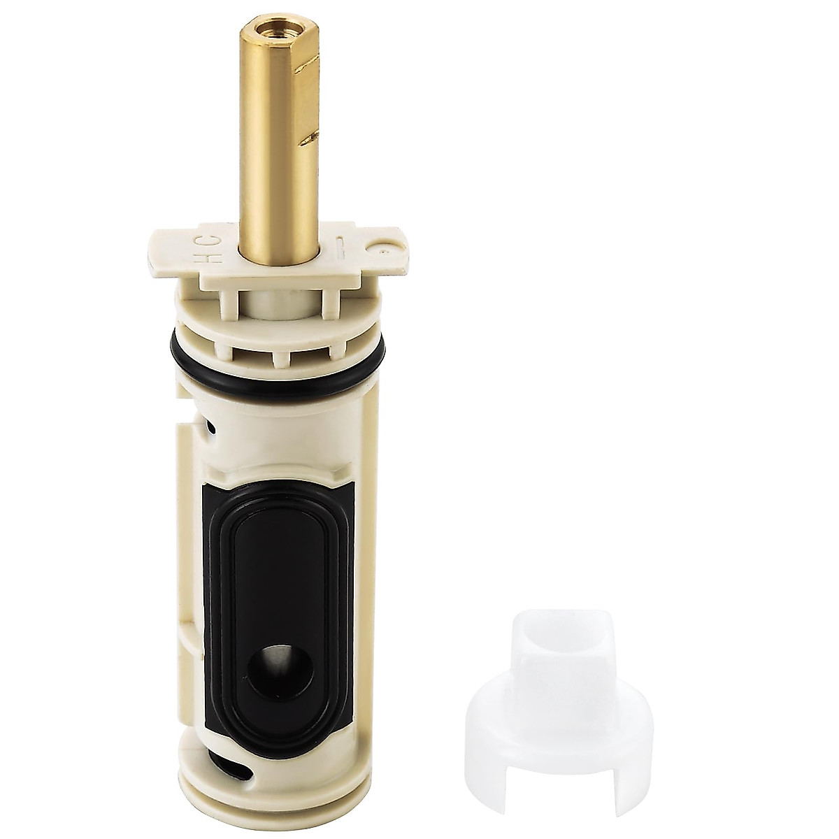 Cartridge for Moen 1222 Replacement, Compatible with Moen 1222 Collection One Handle Posi-Temp Faucet Cartridge Replacement Tub Shower Only Configurations, 1 Pack, Brass