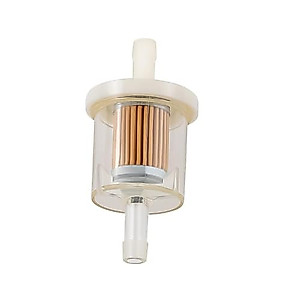 Powtol 691035 493629 Fuel Filter for Briggs Straton 40 micron 1/4 Inline Fuel filter 12hp 17.5hp 27hp 35hp Engines Replace Kawasaki 49019-7001 7-07061 Lawn Mower Replacement Parts (Pack of 3)