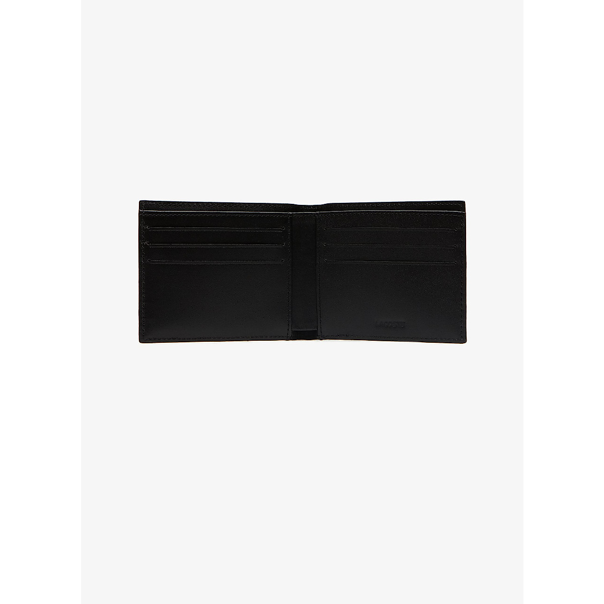 Lacoste NH1115FG000 Mens Fitzgerald Small Billfold Wallet Wallet, Black, One Size