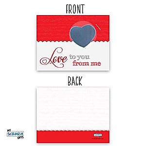 My Scratch Offs 25 DIY Make Your Own Scratch Off cards Lunchbox Love Notes Coupons Naughty or Nice Love From Me to You for Husband, Wife, Kids, Partner