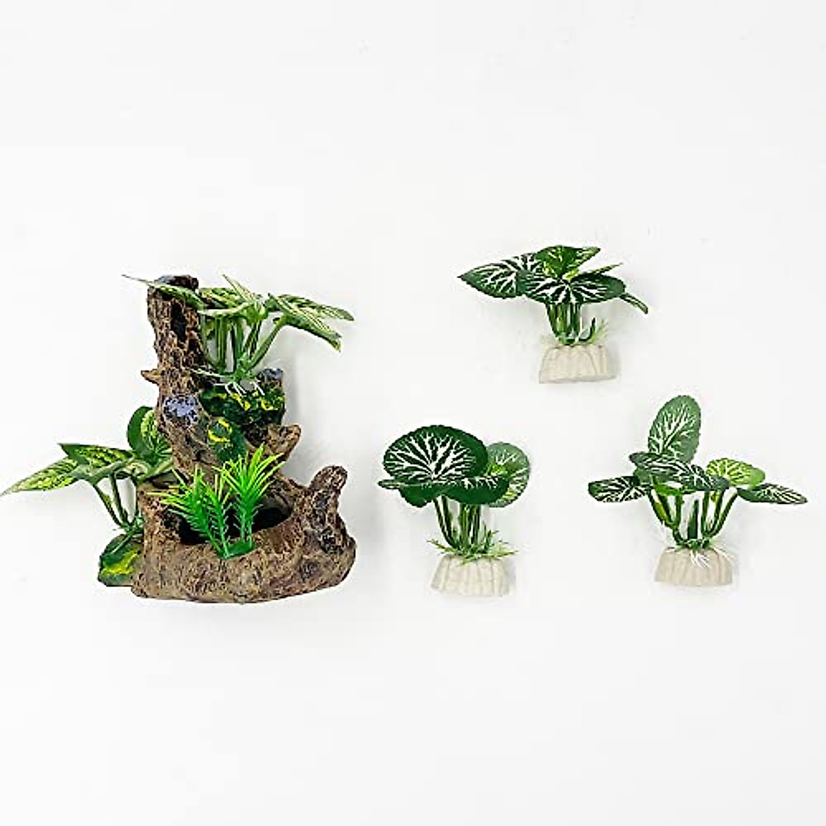 Smoothedo-Pets Betta Fish Tank Cave Decorations Aquarium Decoration Ornaments Accessories Betta Leaf pad Hammock (Fish Cave Toy-A)