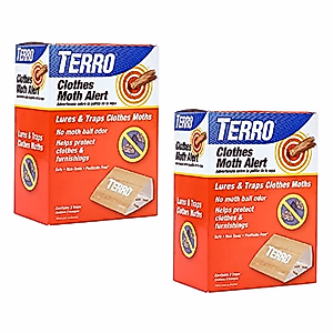 2 Pack - TERRO Clothes Moth Alert Traps - T720