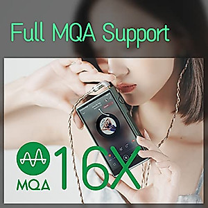 SHANLING M6 Ultra MP3/MP4 Player,Portable Music Player,Hi-Res Bluetooth Audio Player,2.4G/5G WiFi|5.0in Screen|4+64GB|16X MQA|4X AK4493SEQ|Android10 Snapdragon 665|3.5&4.4mm|900mW@32Ω Output (Green)