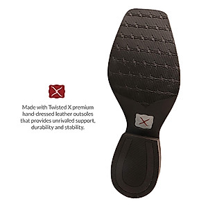 Twisted X Mens 14" Ruff Stock, Bomber & Blue, 9 D