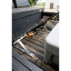 Viking Solutions VFR004 10 Rod Wall Mounted Aluminum Steel Vertical Fishing Rod and Reel Holder Rack with Adjustable Installation