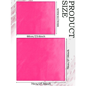 SATINIOR Chiffon Scarf Square Neck Scarf Handkerchief Retro Satin Ribbon Scarf for Women Girls