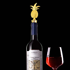 2 Pcs Reusable Bottle Stoppers Metal Wine Stopper Red Wine Saver Stoppers for Sparkling Wine,Beer Saver Sealer