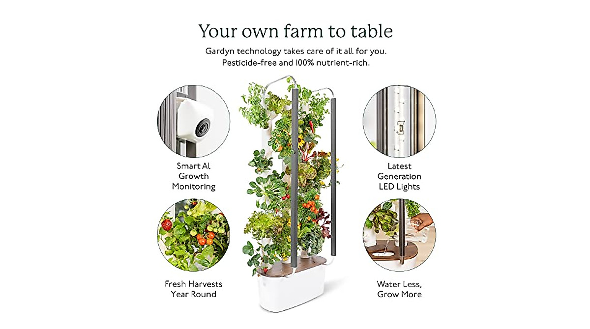 Gardyn 3.0 Hydroponics System - Grow 30 Plants Indoors