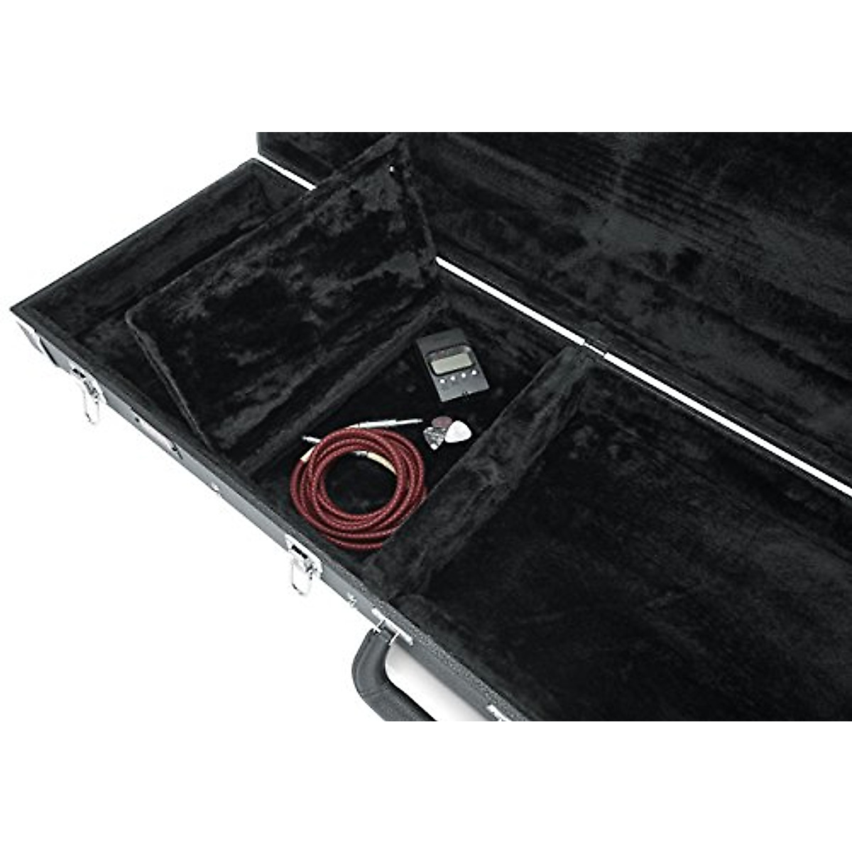 Gator Cases Deluxe Wood Case for Electric Guitars (GW-ELECTRIC),Black